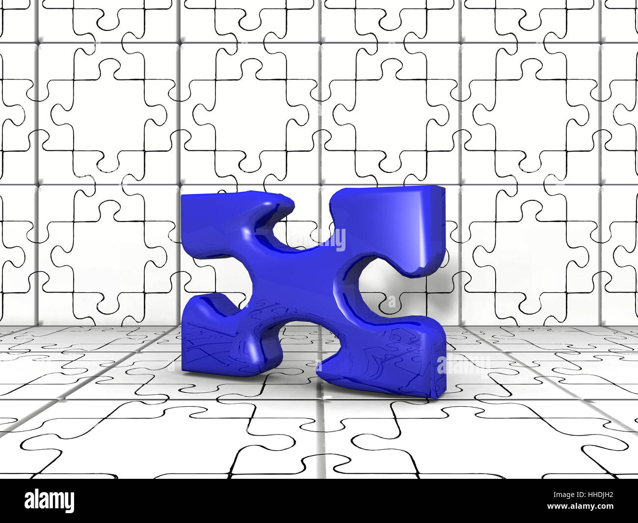 puzzle and puzzle Stock Photo - Alamy