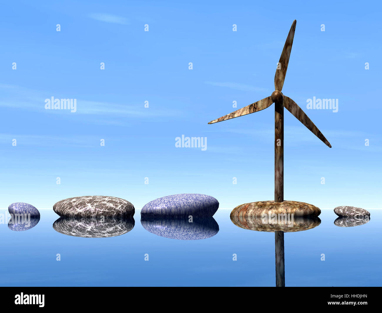 stone wind mill Stock Photo - Alamy