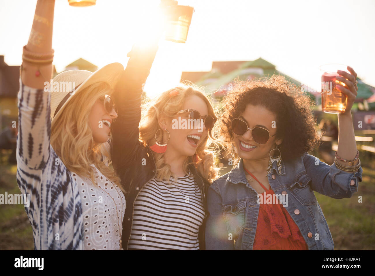 Best party starts after the sunset Stock Photo - Alamy