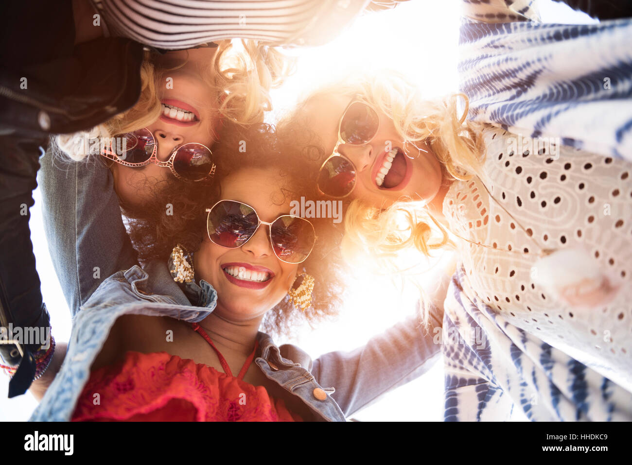 Best friends finally gathered together Stock Photo - Alamy
