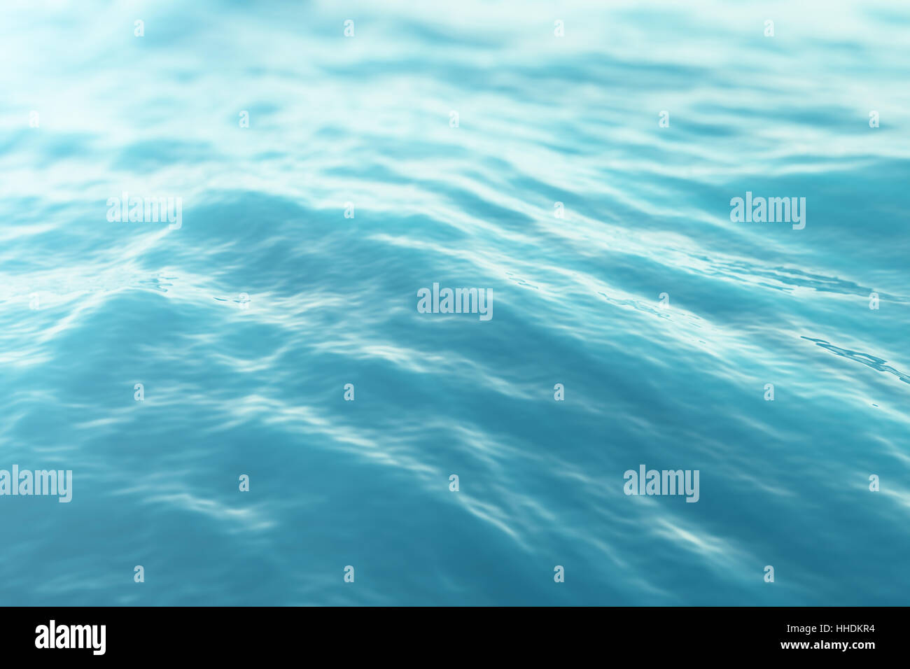 Blue water background with ripples, sea, ocean wave low angle view ...