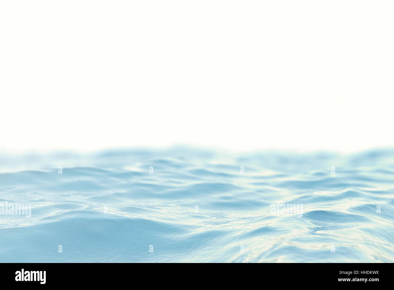 Blue water background with ripples, sea, ocean wave low angle view ...