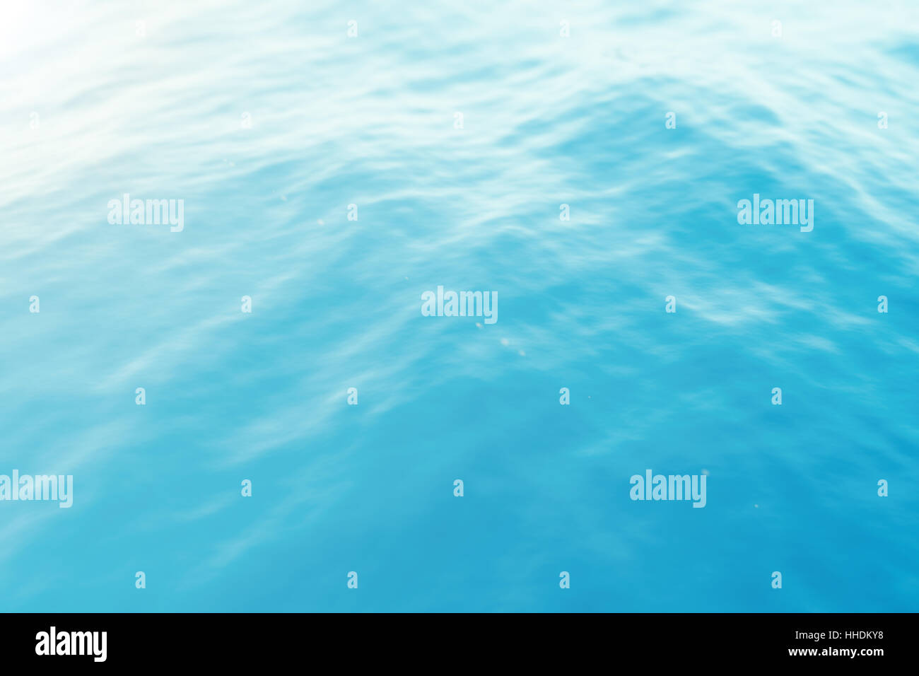 Blue water background with ripples, sea, ocean wave low angle view ...