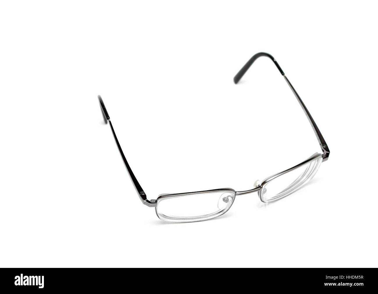 Simple eyeglasses isolated on white background Stock Photo - Alamy
