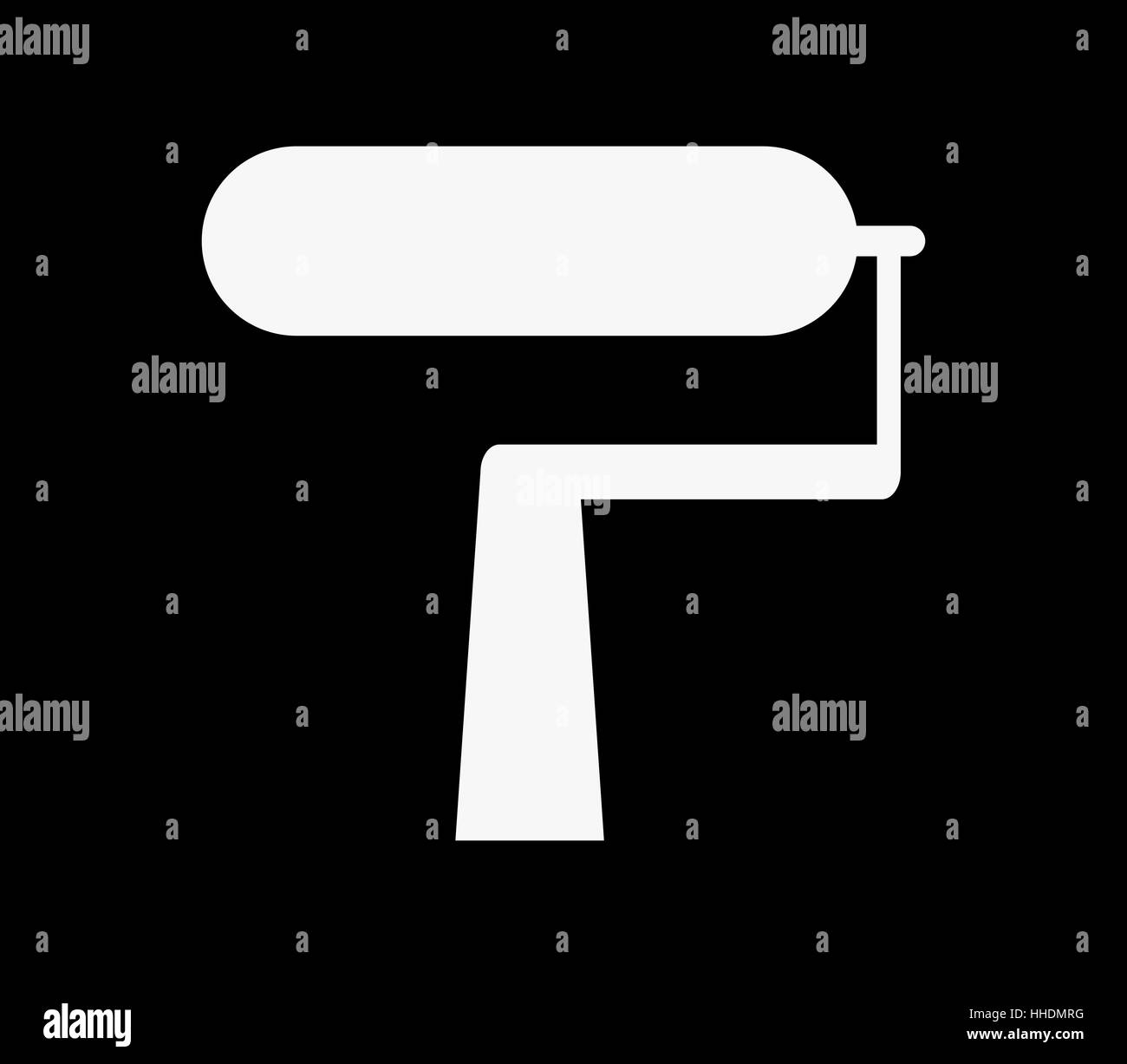 Roll icon to paint Stock Vector Image & Art - Alamy