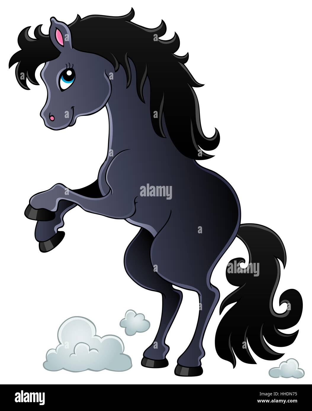 Horse jump drawing hi-res stock photography and images - Alamy