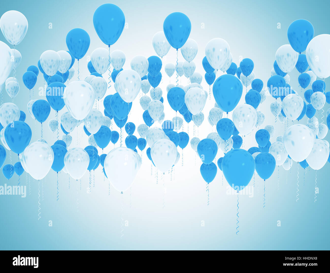 blue, illustration, party, celebration, balloons, ballon, group ...