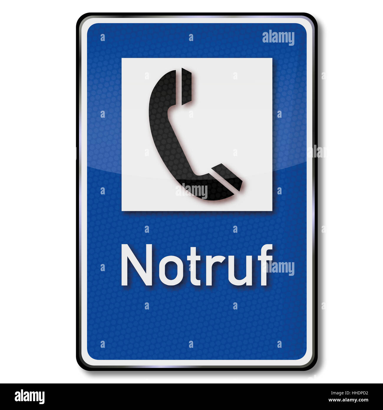 road sign emergency call Stock Photo - Alamy