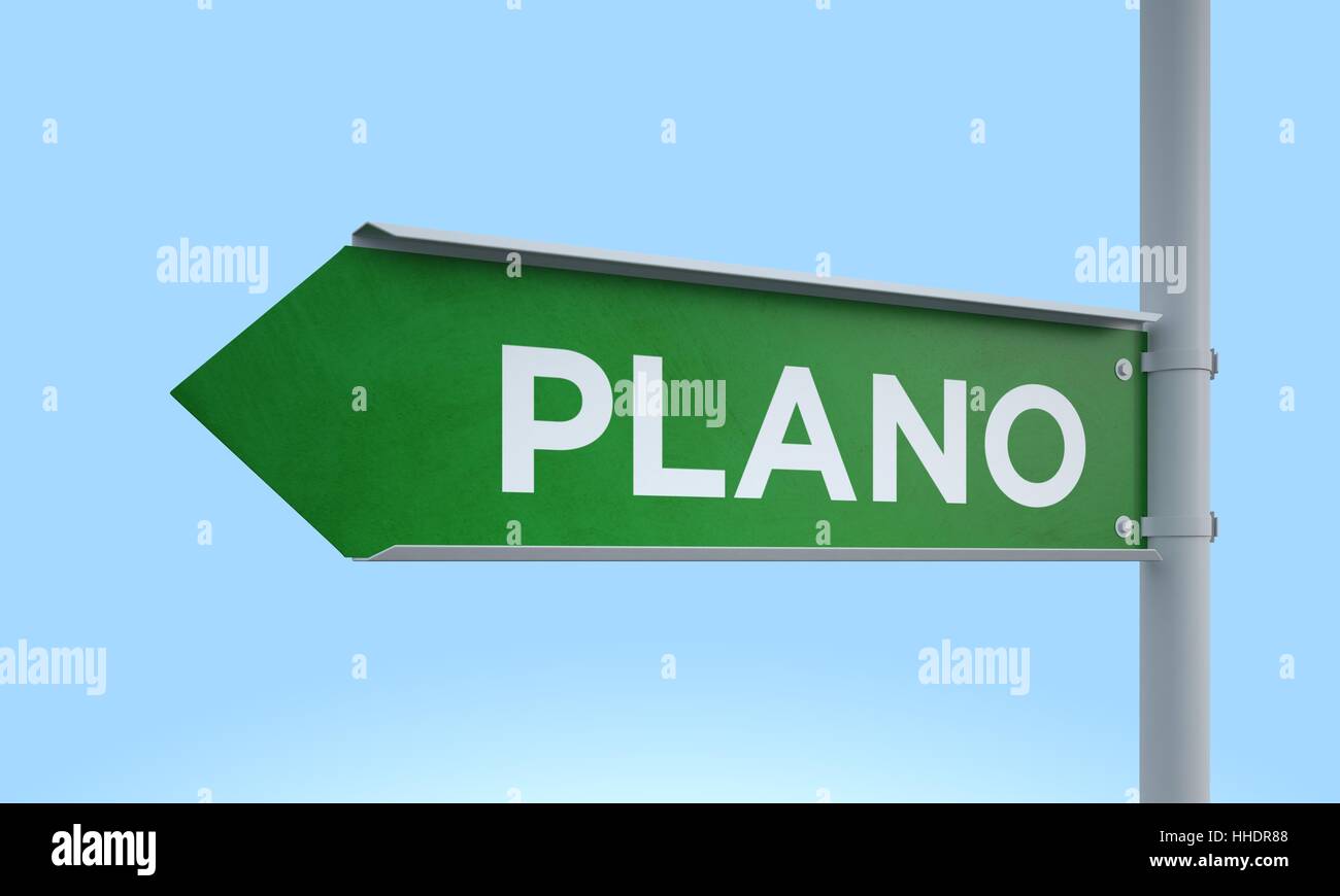 3d rendering Green signpost Stock Photo - Alamy
