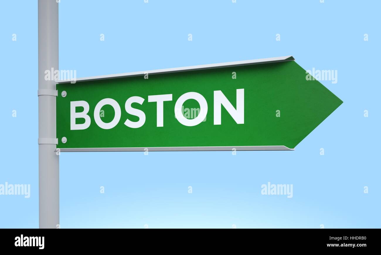 3d rendering Green signpost Stock Photo - Alamy