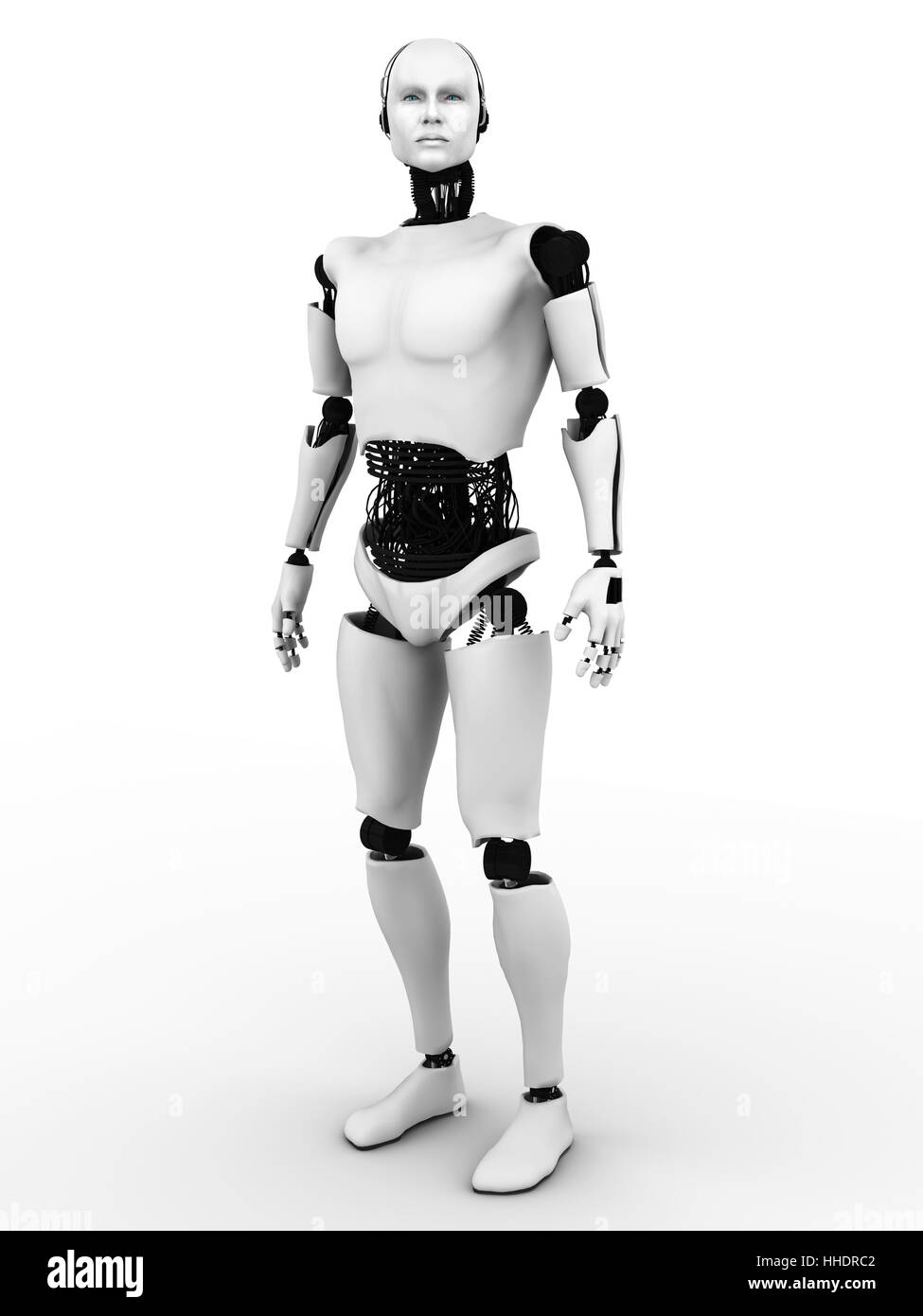 science, machinery, future, male, masculine, face, look, glancing, see ...