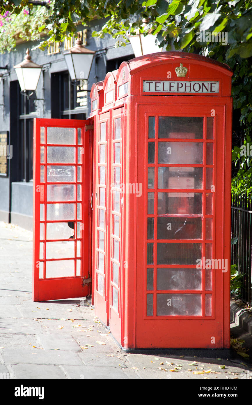British Telephone Box Stock Photo - Alamy