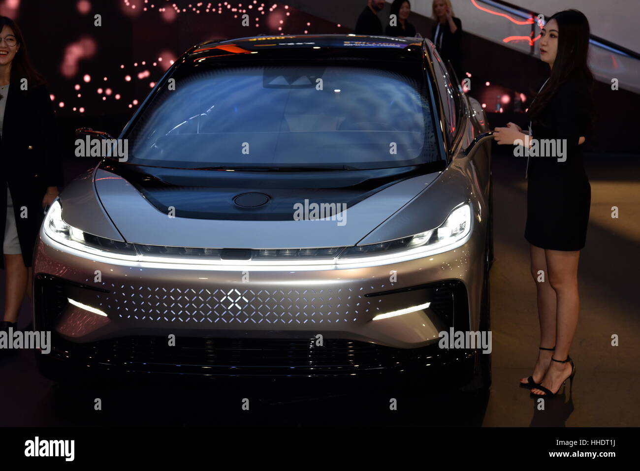 Start-up Faraday Future’s first production car, the FF91 electric ...