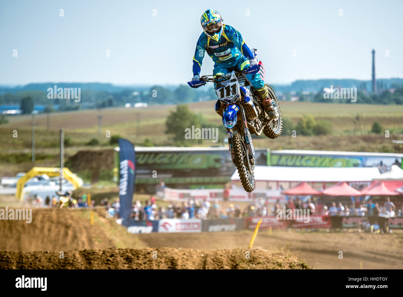 motocross rider in the race Stock Photo - Alamy