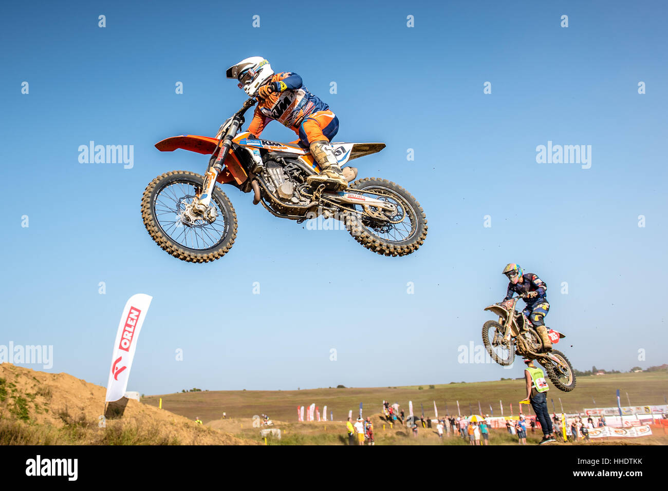 motocross rider in the race Stock Photo - Alamy