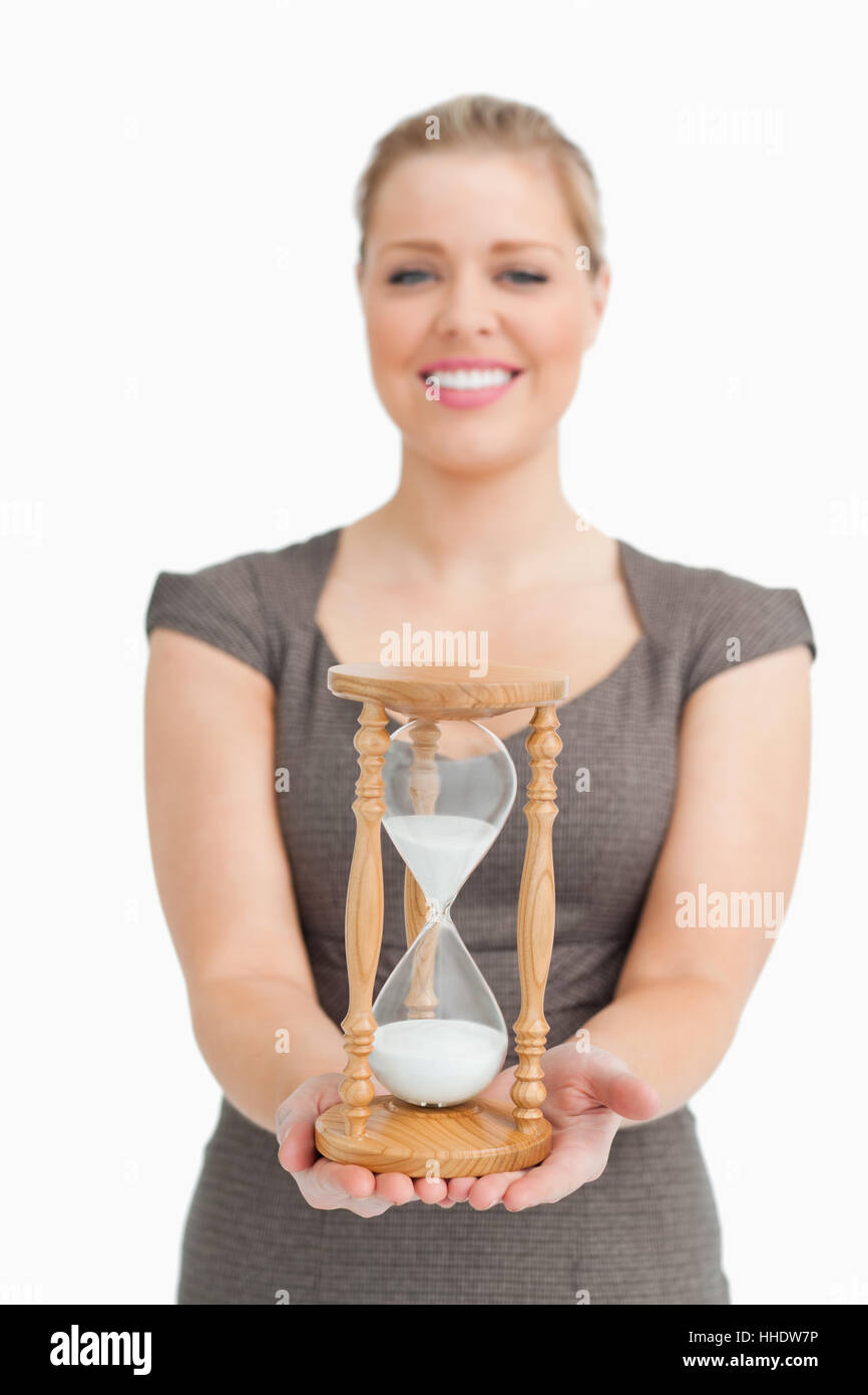 Stylish hourglass white sand hi-res stock photography and images - Alamy
