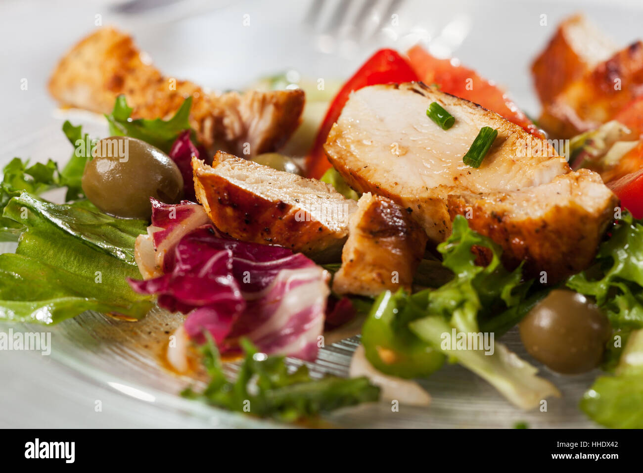 Salat Mit Kalter Hhnchenbrust