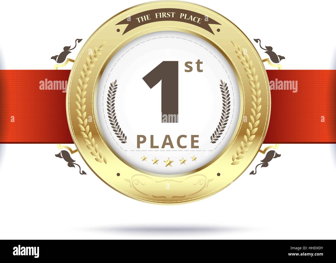 First place vector vectors hi-res stock photography and images - Alamy