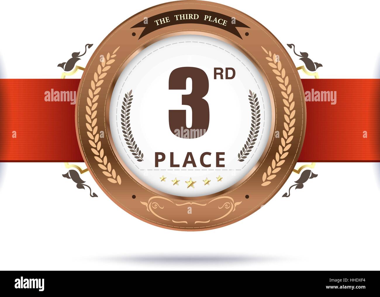 Bronze medal vector vectors hi-res stock photography and images - Alamy