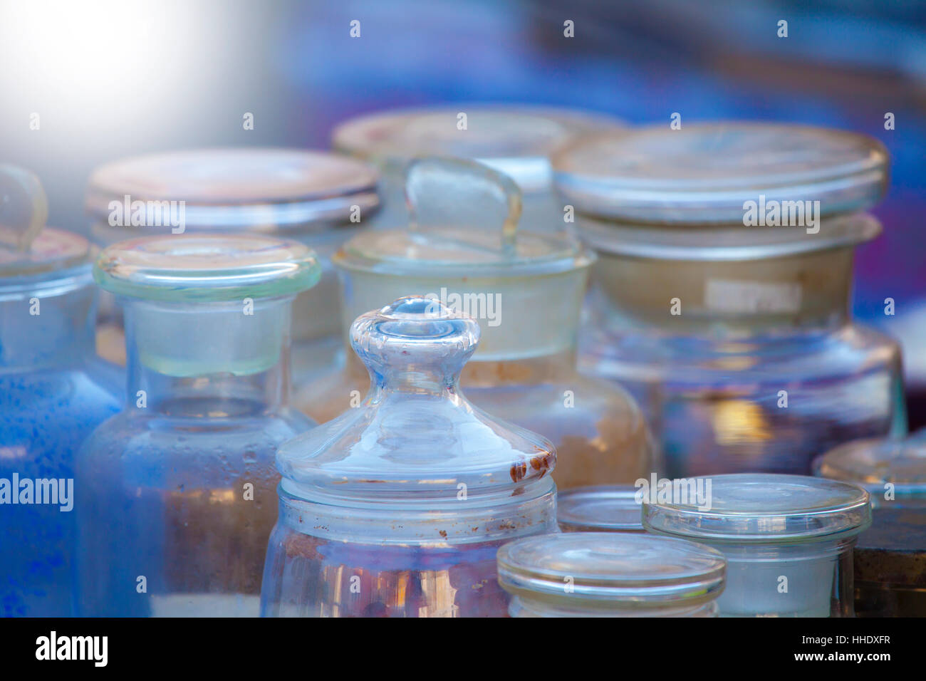 Retro glass containers hi-res stock photography and images - Alamy