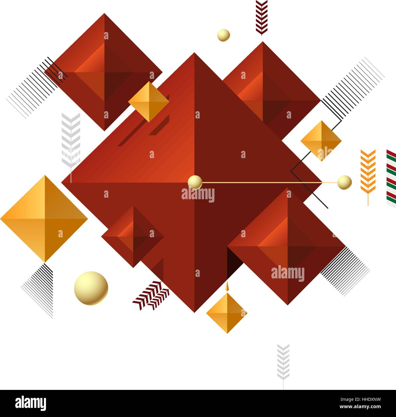 Geomatric vector vectors hi-res stock photography and images - Alamy