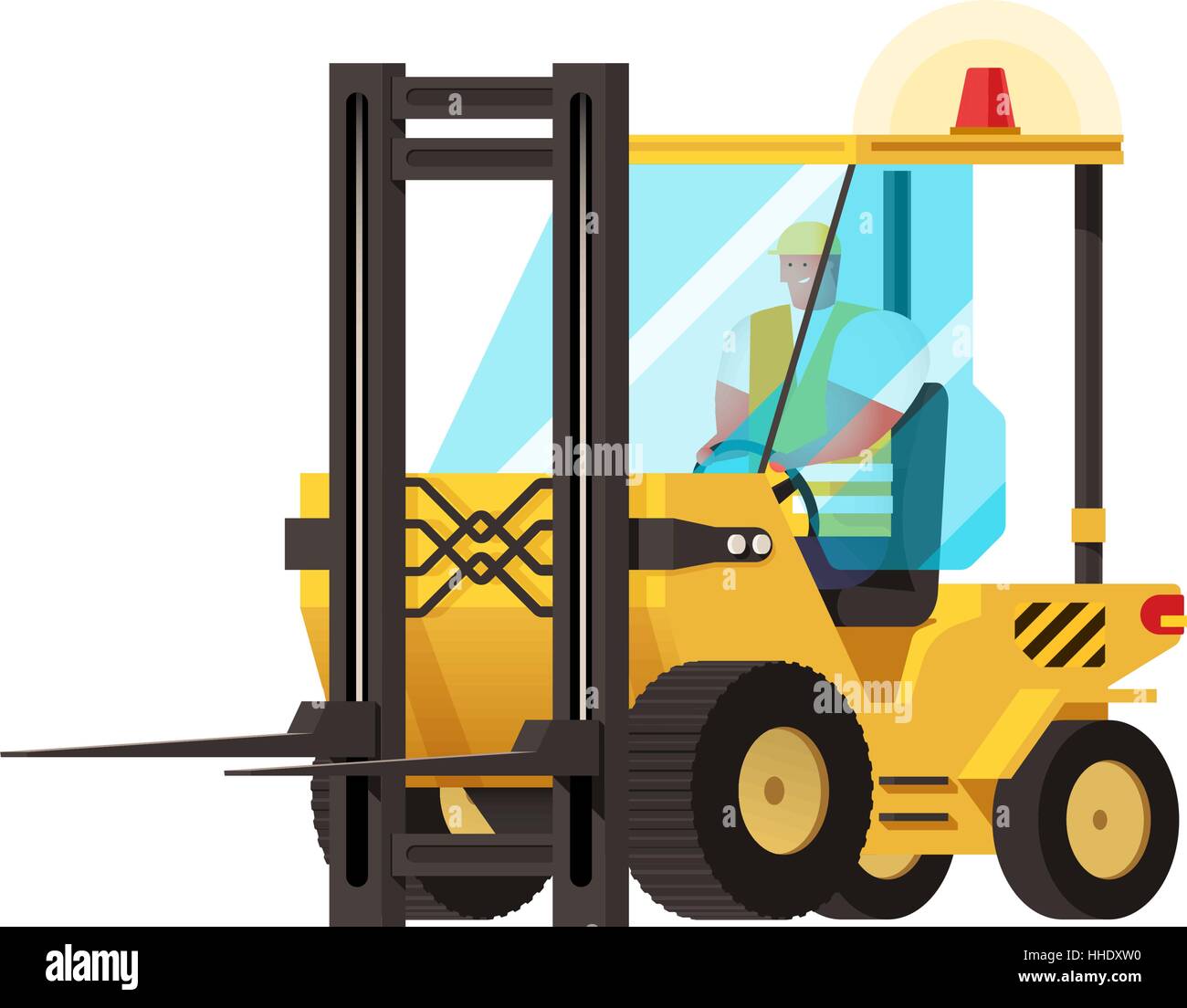 Load and unload merchandise Stock Vector Images - Alamy