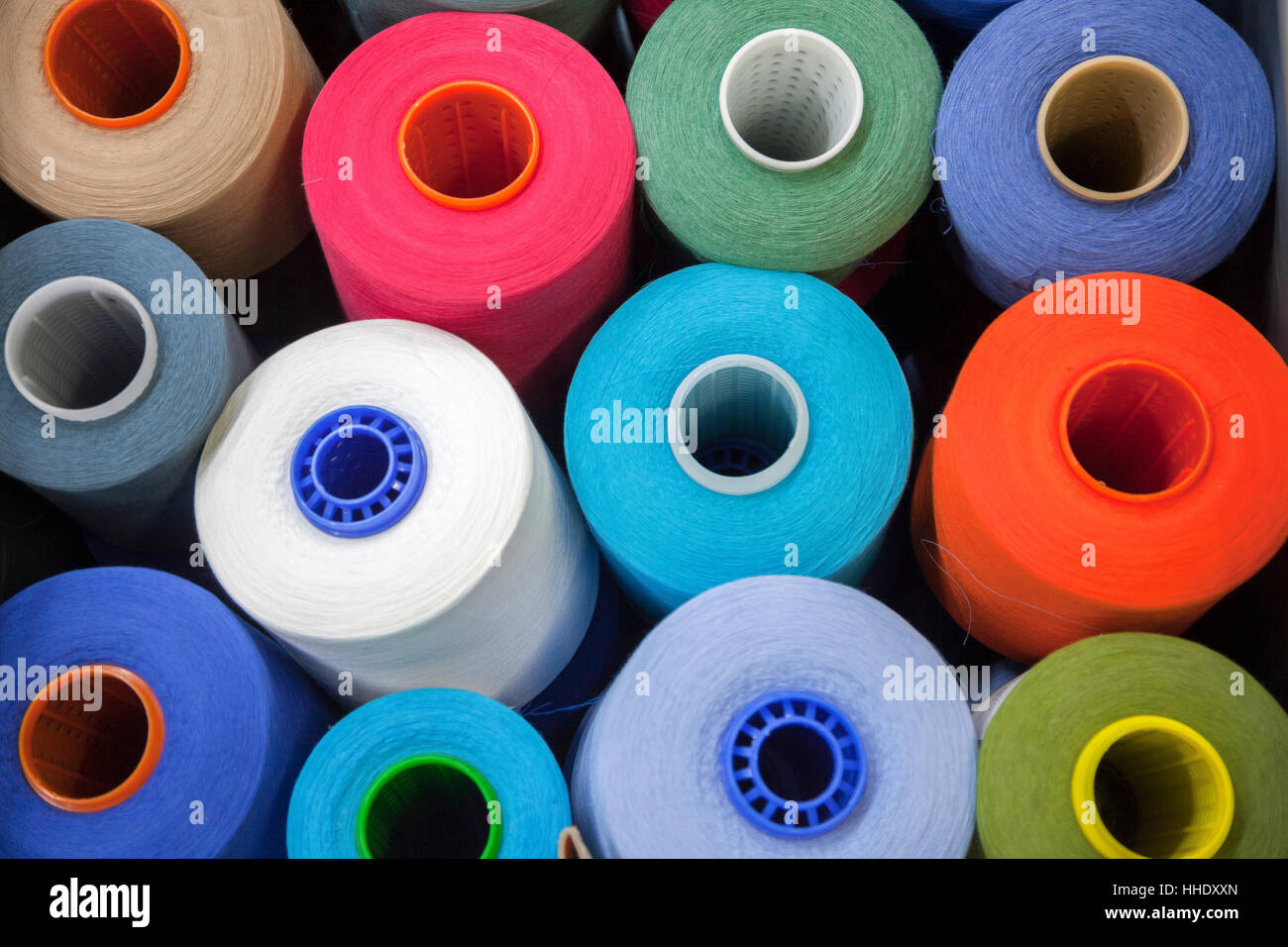 colorful threads ready to elaborate Stock Photo - Alamy