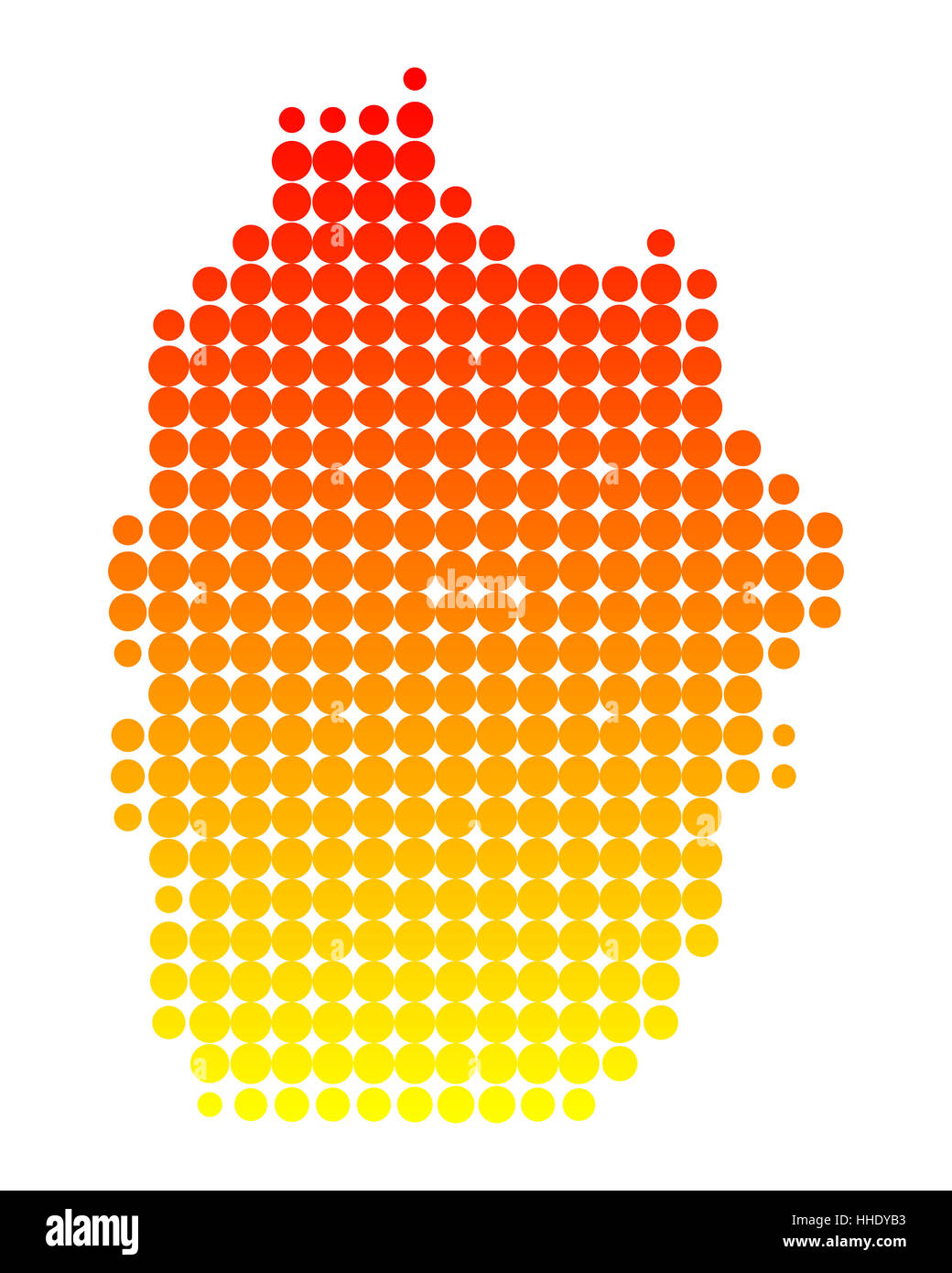 Flores island azores map hi-res stock photography and images - Alamy