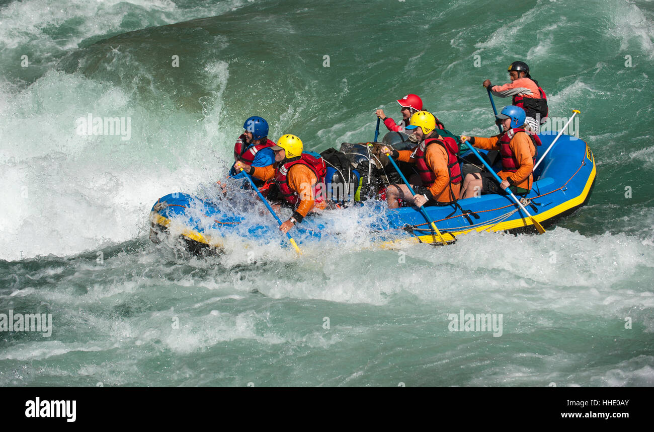 A rafting expedition on the Karnali River, west Nepal Stock Photo - Alamy
