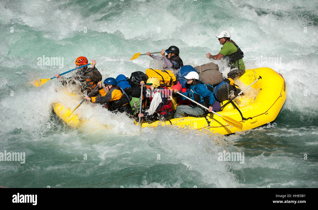 A rafting expedition on the Karnali River, west Nepal Stock Photo - Alamy