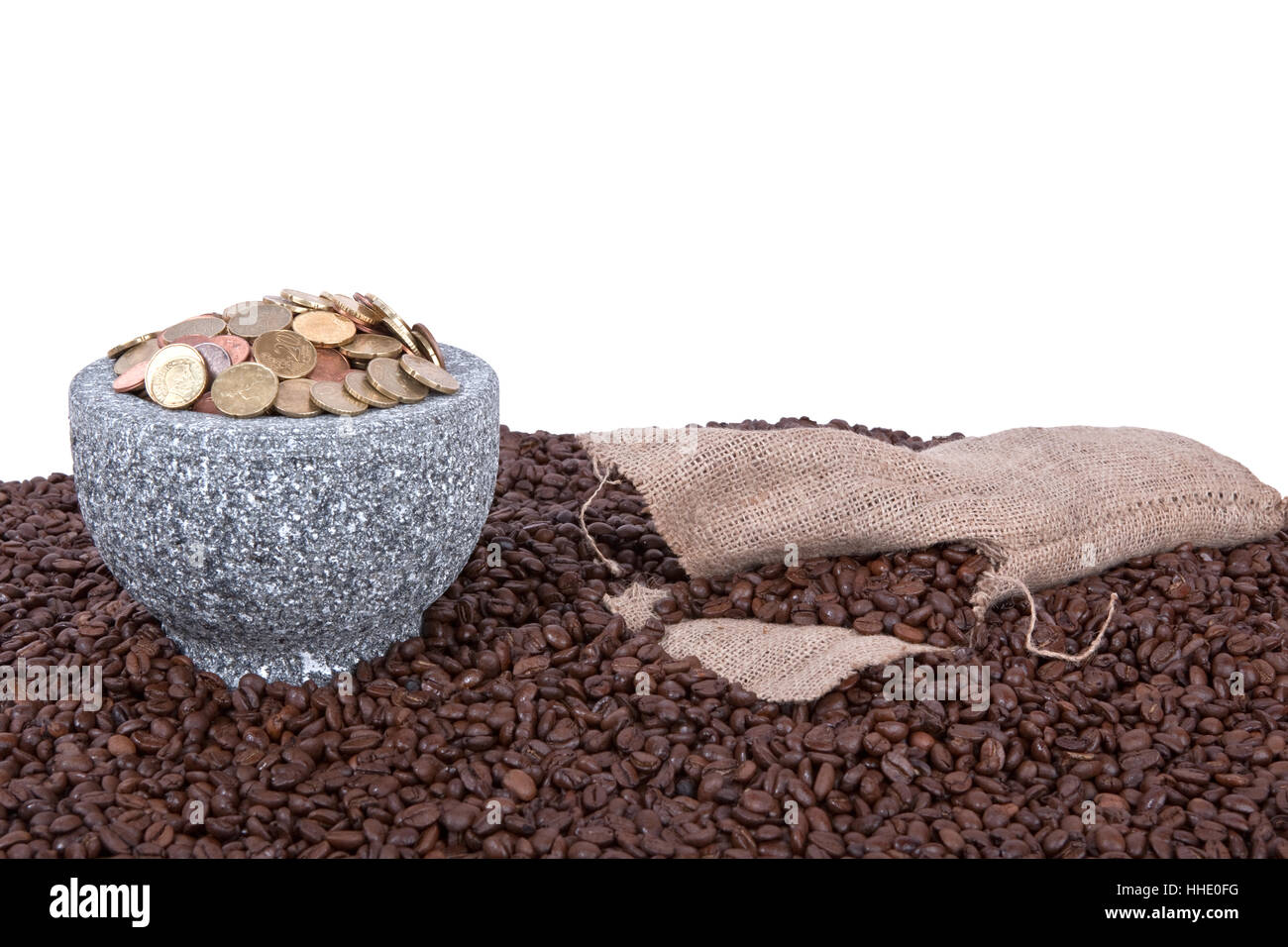 trading in coffee Stock Photo - Alamy