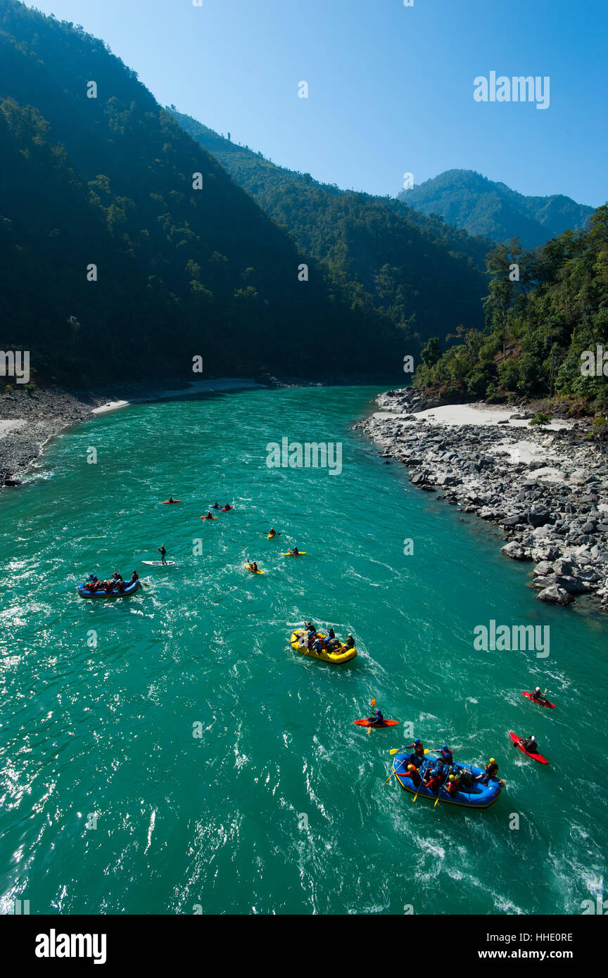 A rafting expedition down the Karnali River, west Nepal Stock Photo - Alamy