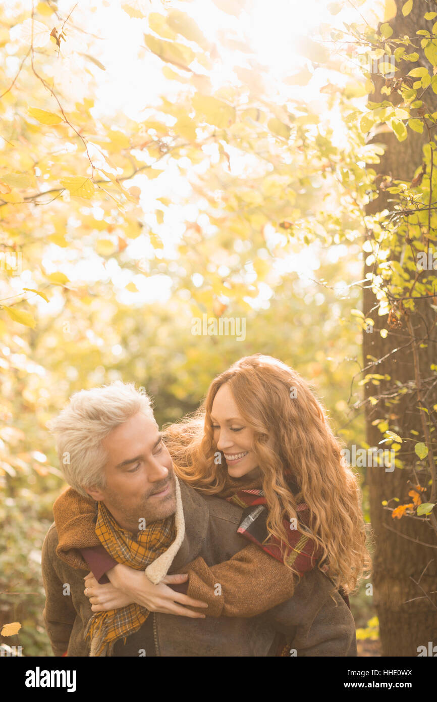 Couple piggybacking hi-res stock photography and images - Alamy