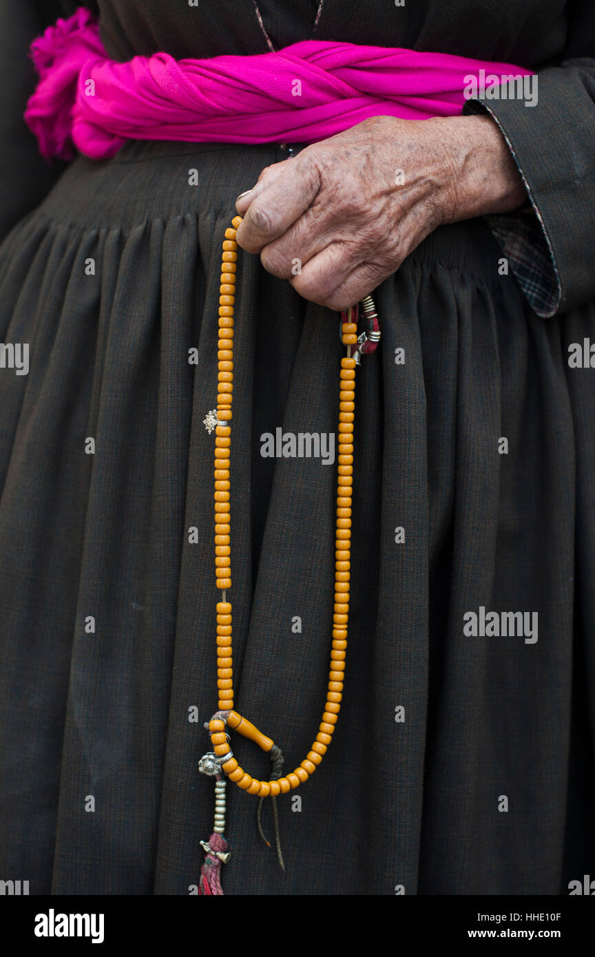 Indian prayer beads hi-res stock photography and images - Alamy