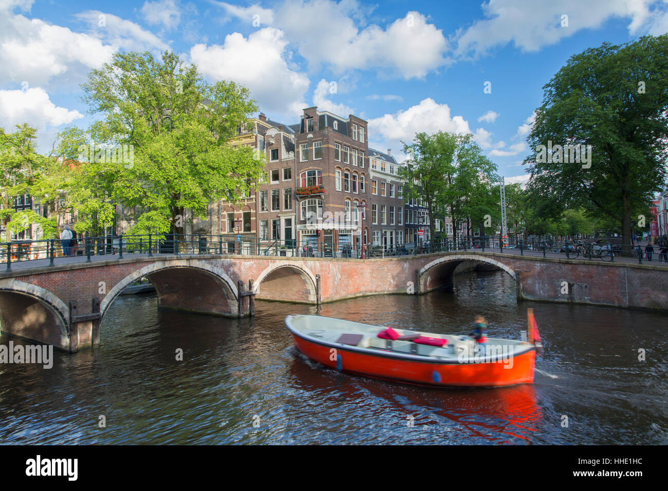 Person on bridge netherlands hi-res stock photography and images - Alamy