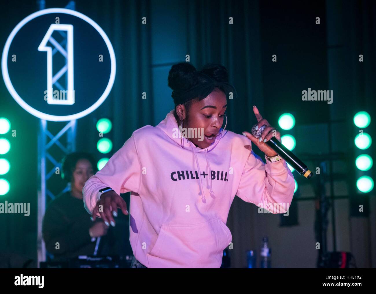 Nadia Rose performs live at Radio 1's Future Festival live recording at ...