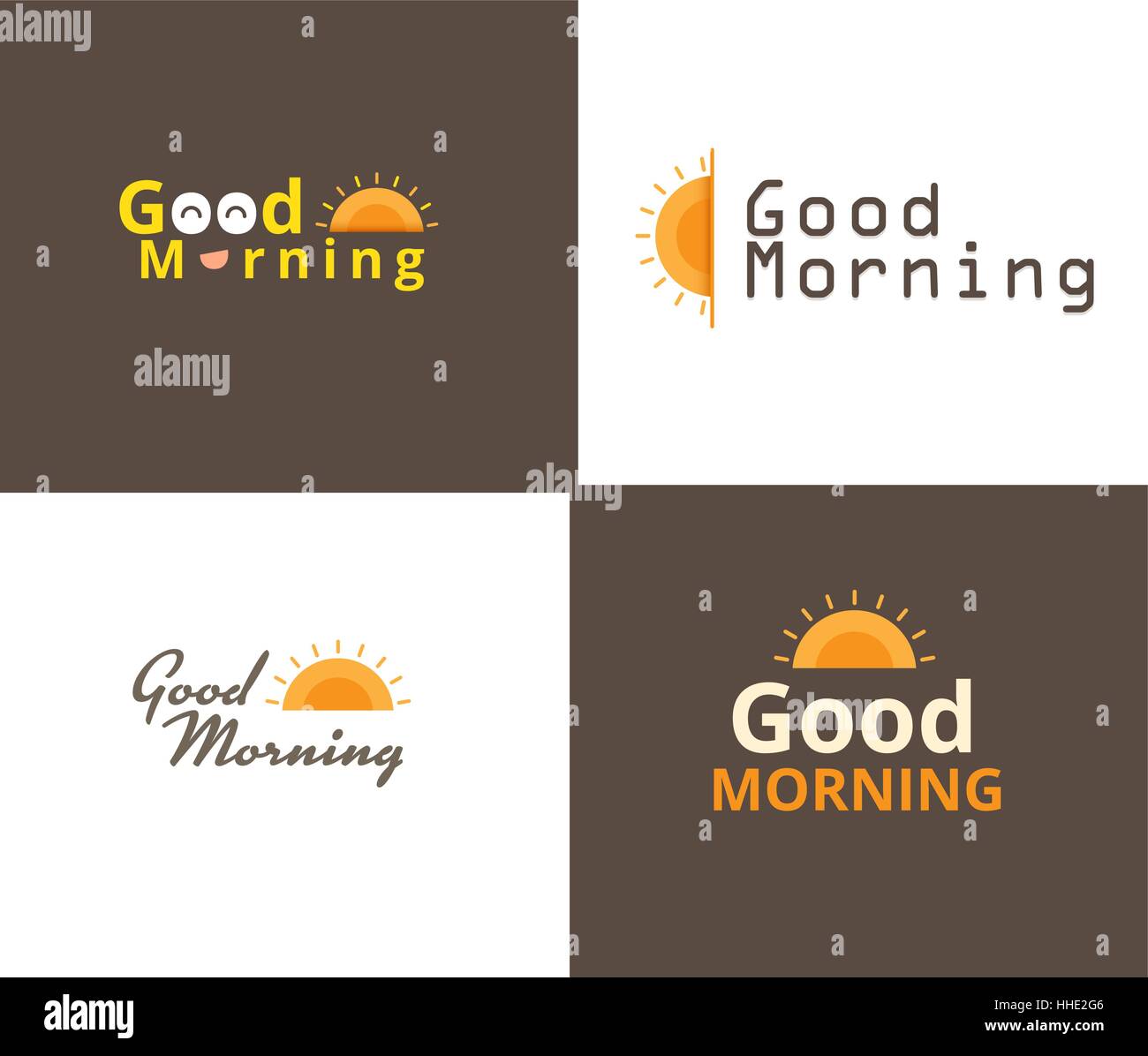 Good morning sunshine Stock Vector Images - Alamy