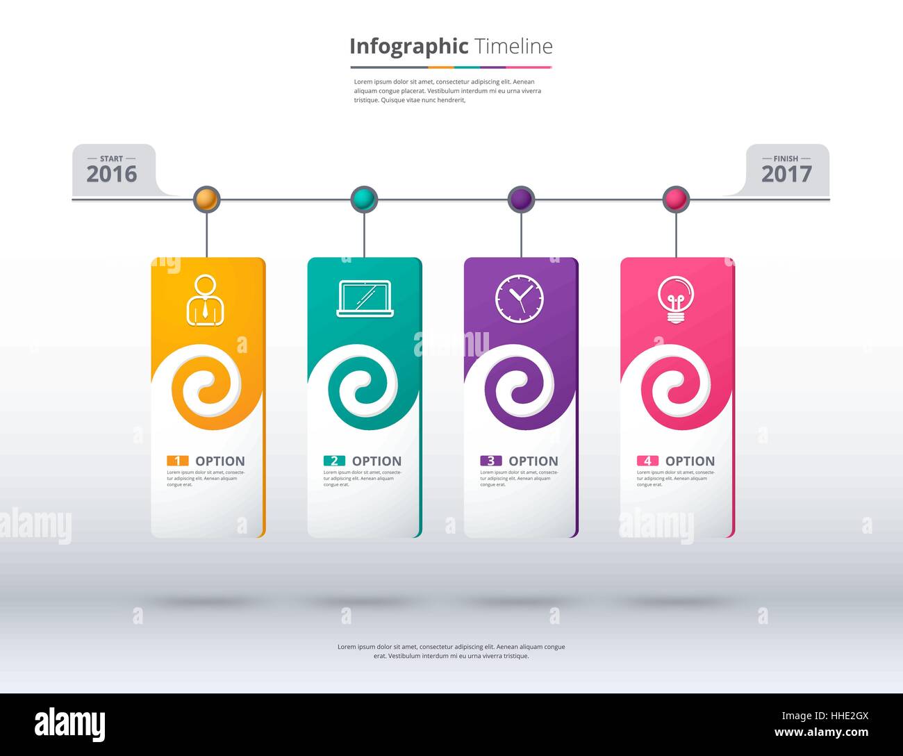 Blank flowchart timeline business diagram hi-res stock photography and ...