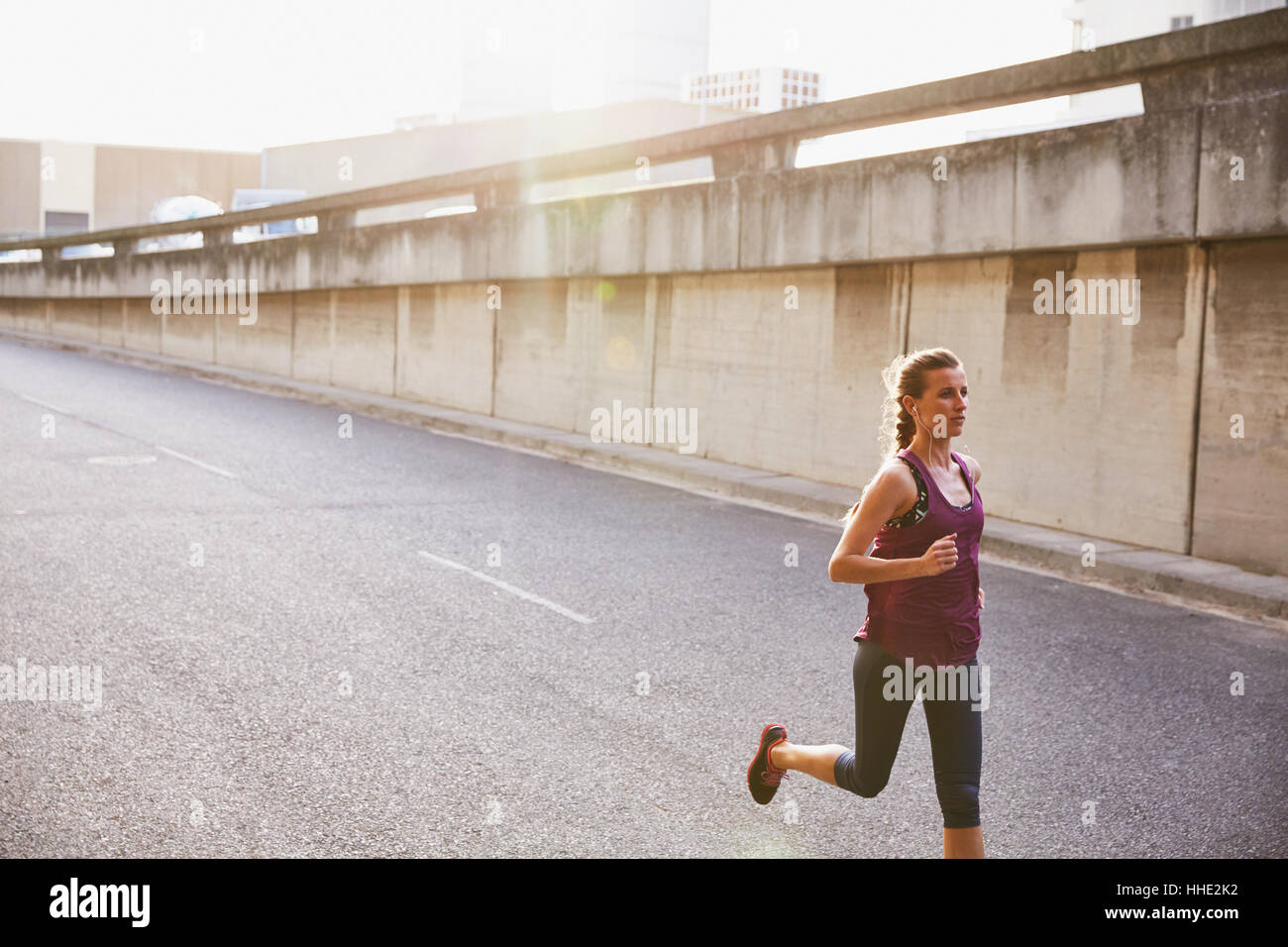 Woman runner running hi-res stock photography and images - Alamy