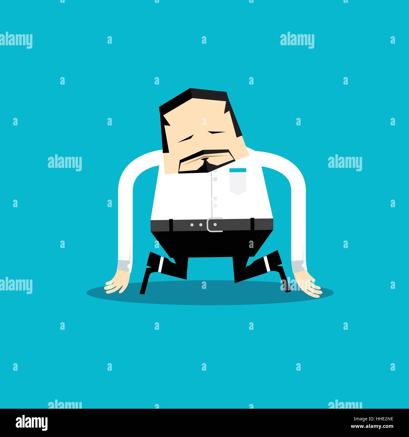 Despair businessman Stock Vector Images - Alamy