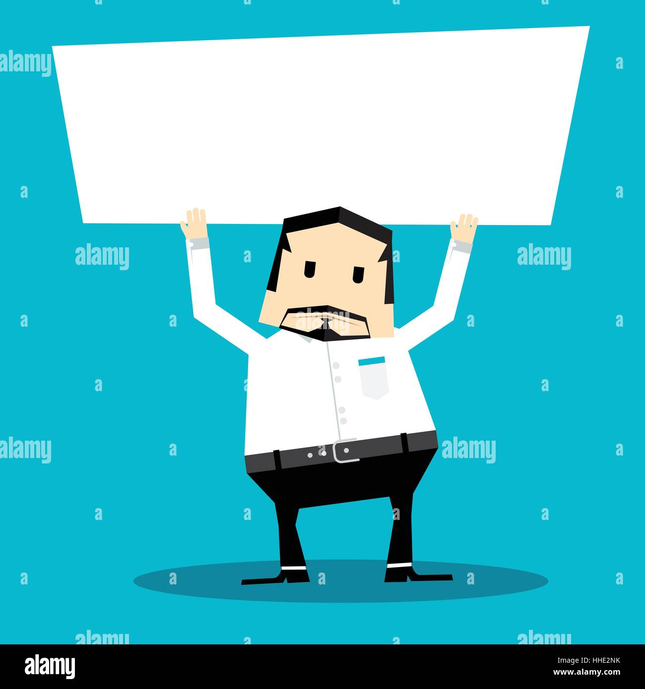 Worker protest Stock Vector Images - Alamy