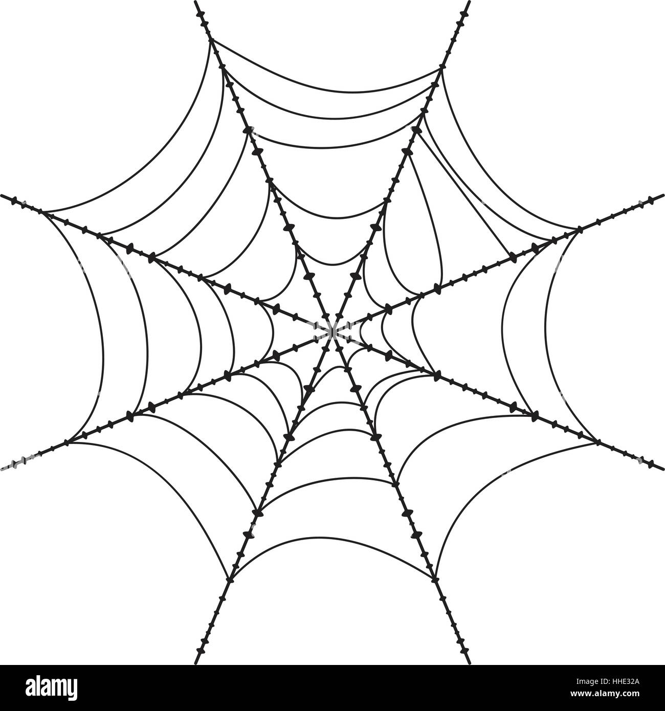 Spiders On Web Cut Out Stock Images & Pictures - Alamy