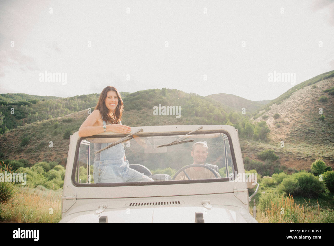 Open top jeep hi-res stock photography and images - Alamy