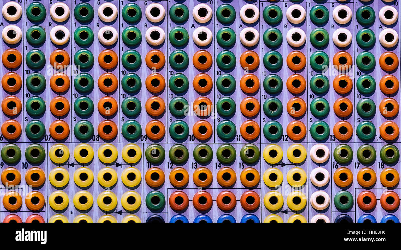 Analog Snake, a computer board, Telefunken RAT 700/2 analog computer ...