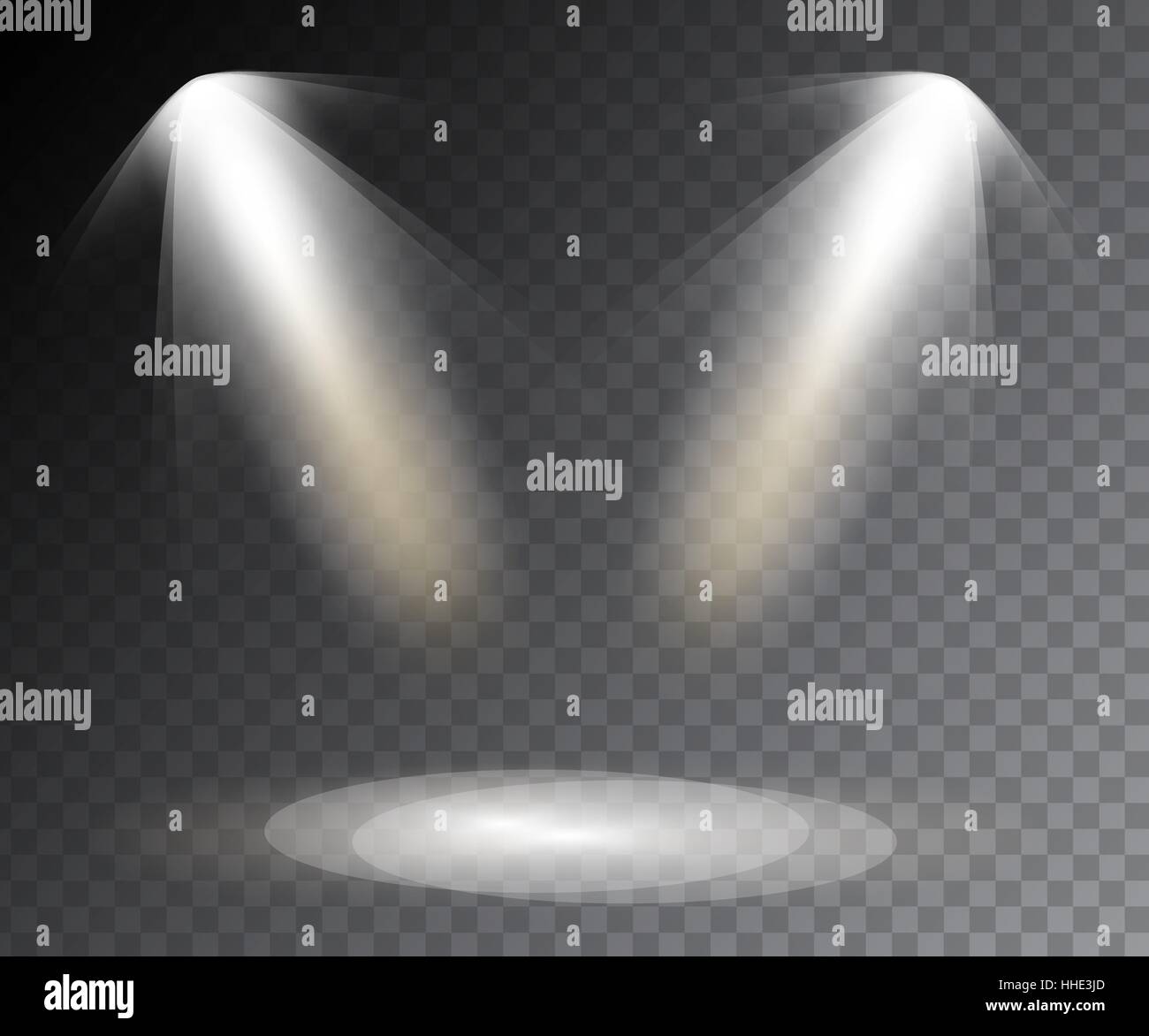 Vector spotlights scene light effects Stock Vector Images - Alamy