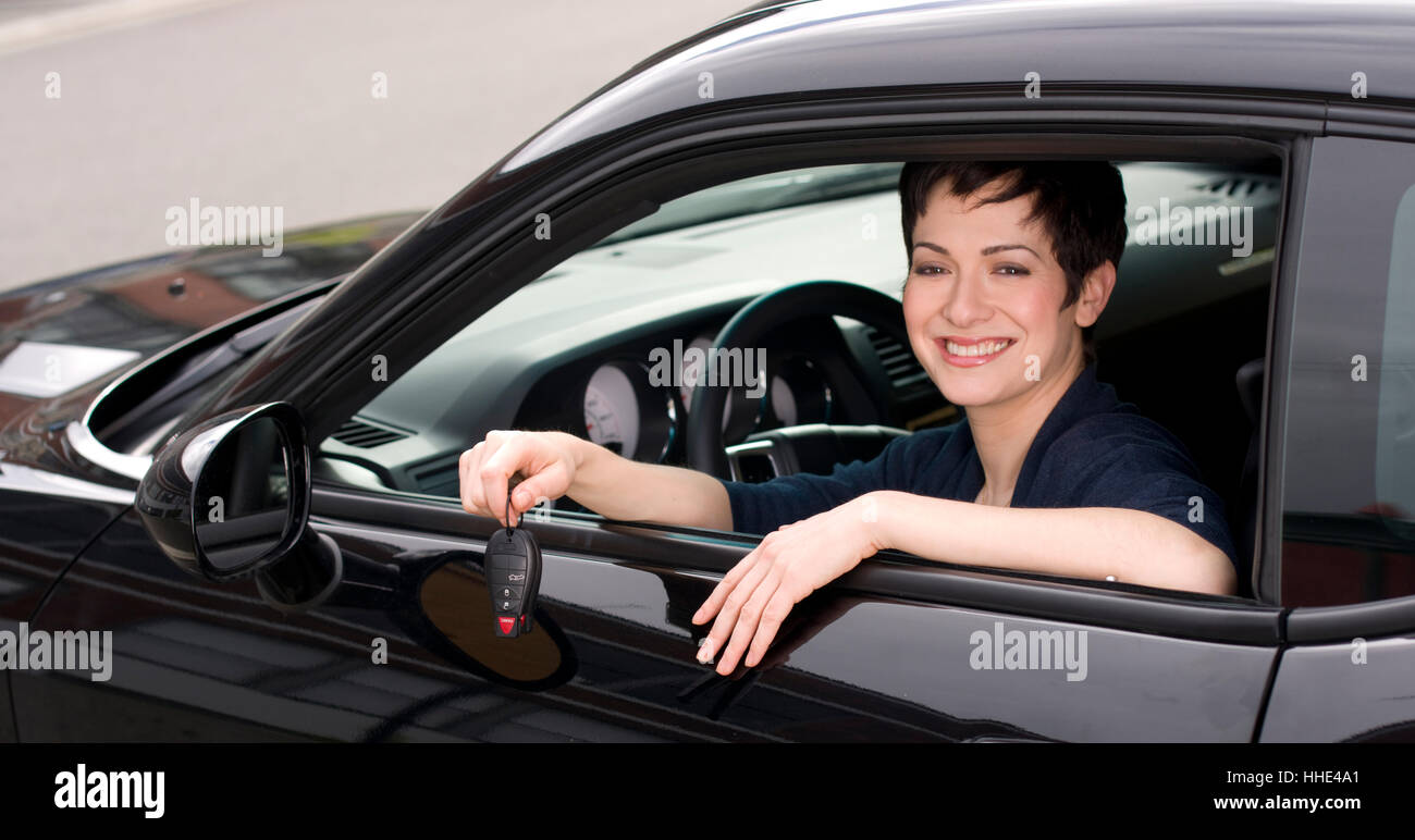 lady, human, human being, person, door, car, automobile, vehicle, means ...