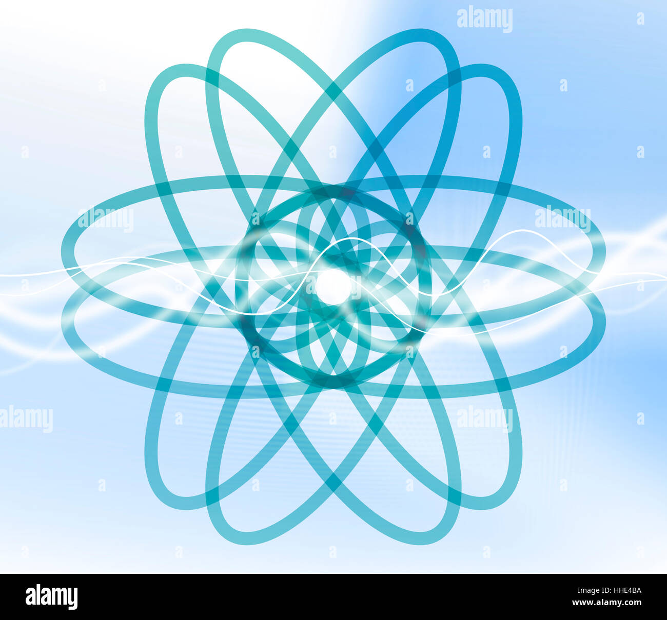 radiology radiate waves Stock Photo - Alamy