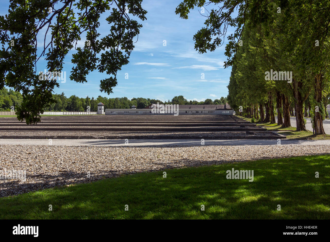 Dachau concentration camp. The first of the Nazi concentration camps ...