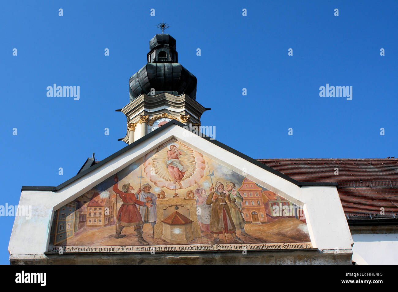 church, baroque, bavaria, belfry, holy, sacred, grave, blue, historical ...