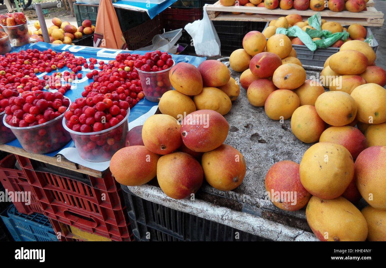 fruit, exotic, vegetable, brazil, tropical, cabbage, market stall, herb ...
